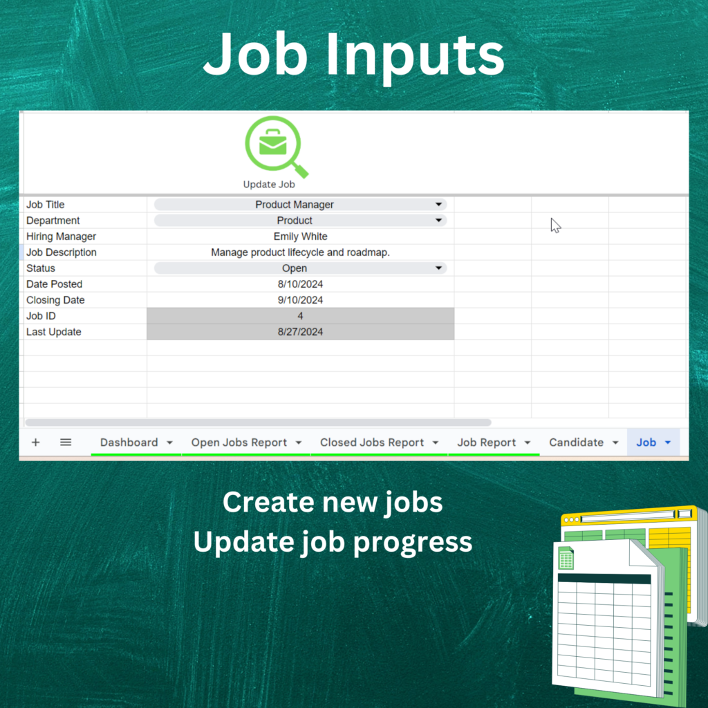 Google Sheets ATS Template for HR & Recruitment
