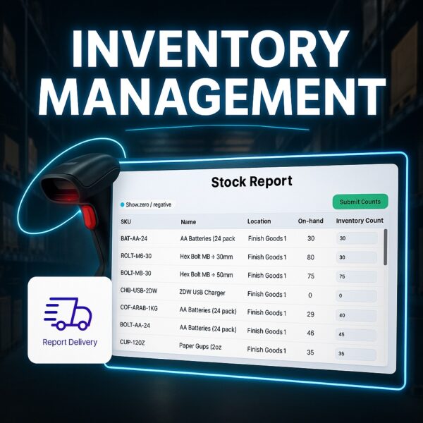 Smart Inventory Manager WebApp – Barcode & Stock Control
